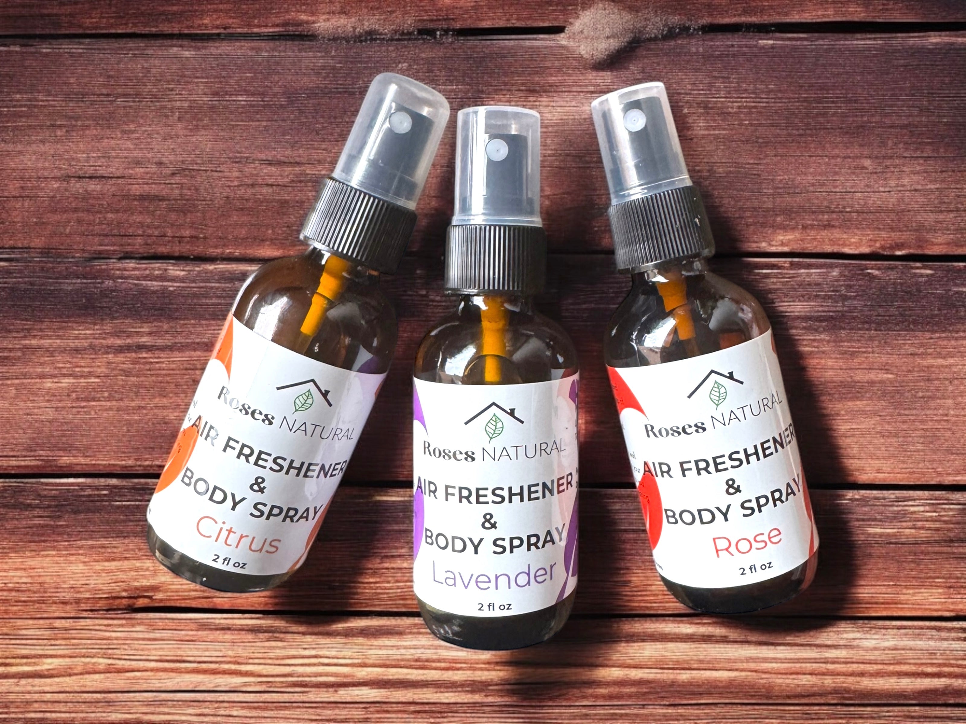 Air Freshener & Body Spray -2 oz – Roses Natural