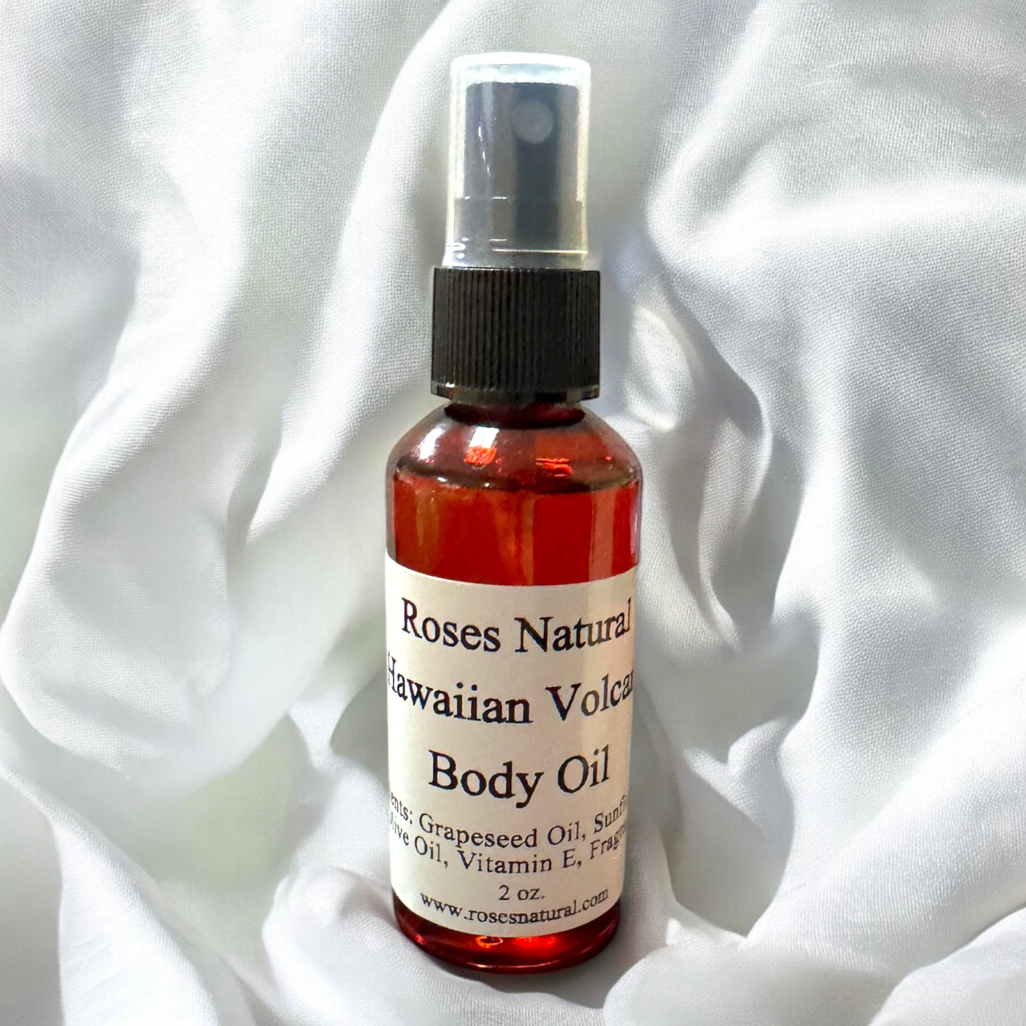 Hawaiian Volcano Natural & Moisturizing Body Oil | Buy Now – Roses Natural