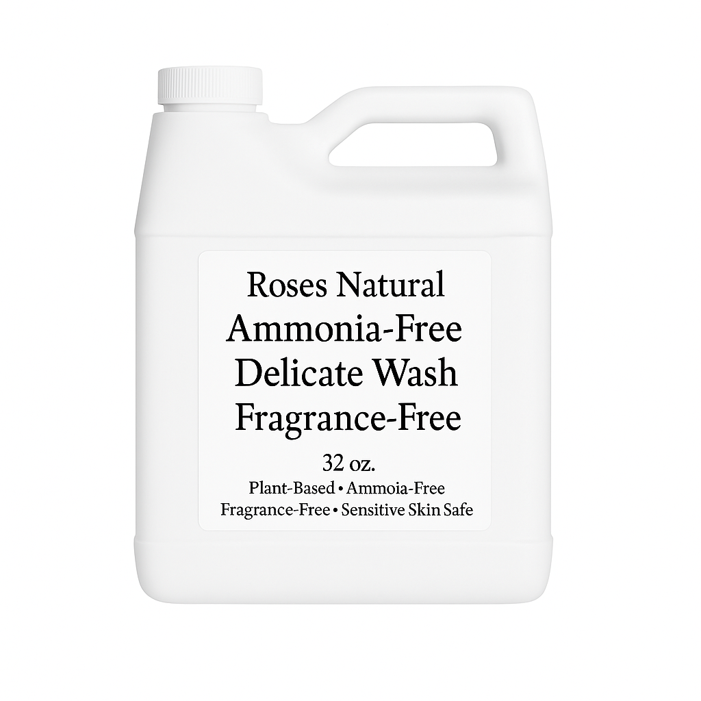Ammonia-Free Delicate Wash – Fragrance Free | Buy Now – Roses Natural