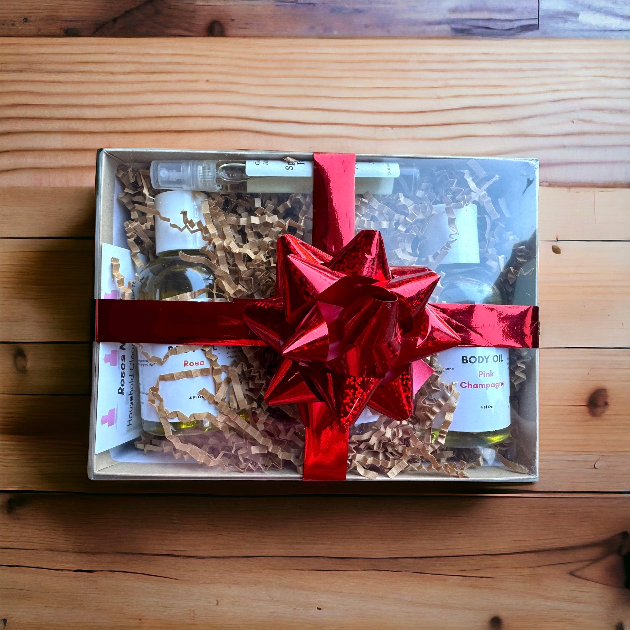 Roses Natural Mini Skincare Gift Box & Luxurious Collection
