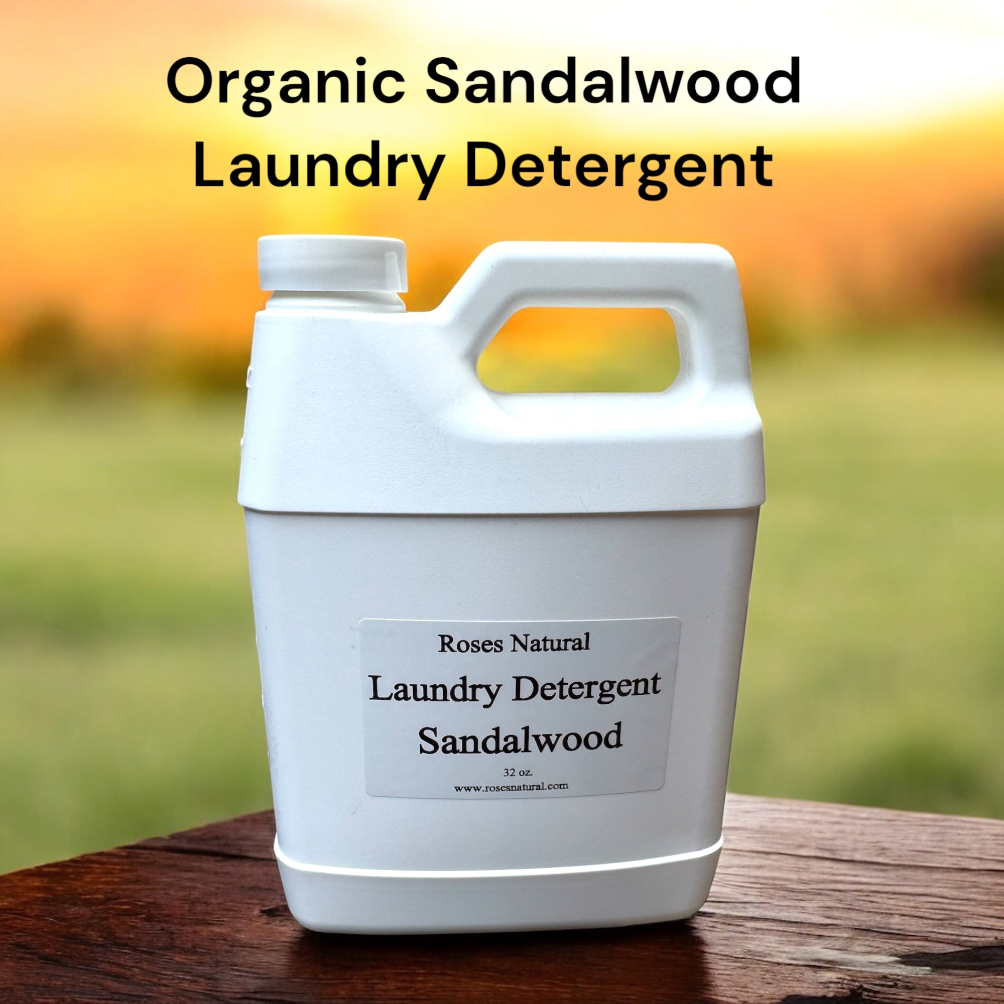 Sandalwood Laundry Detergent – Roses Natural