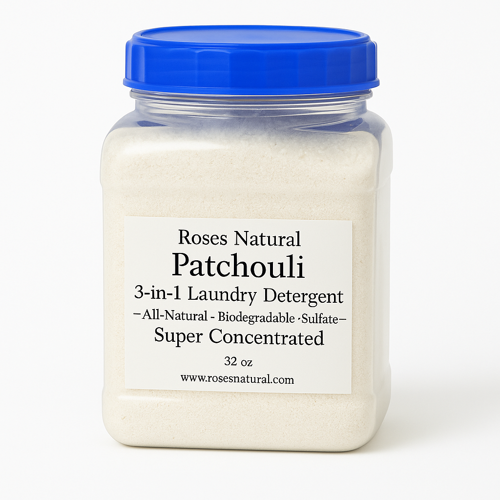3-in-1 Natural Laundry Powder | Powerful, Plant-Based Cleaning – Roses ...