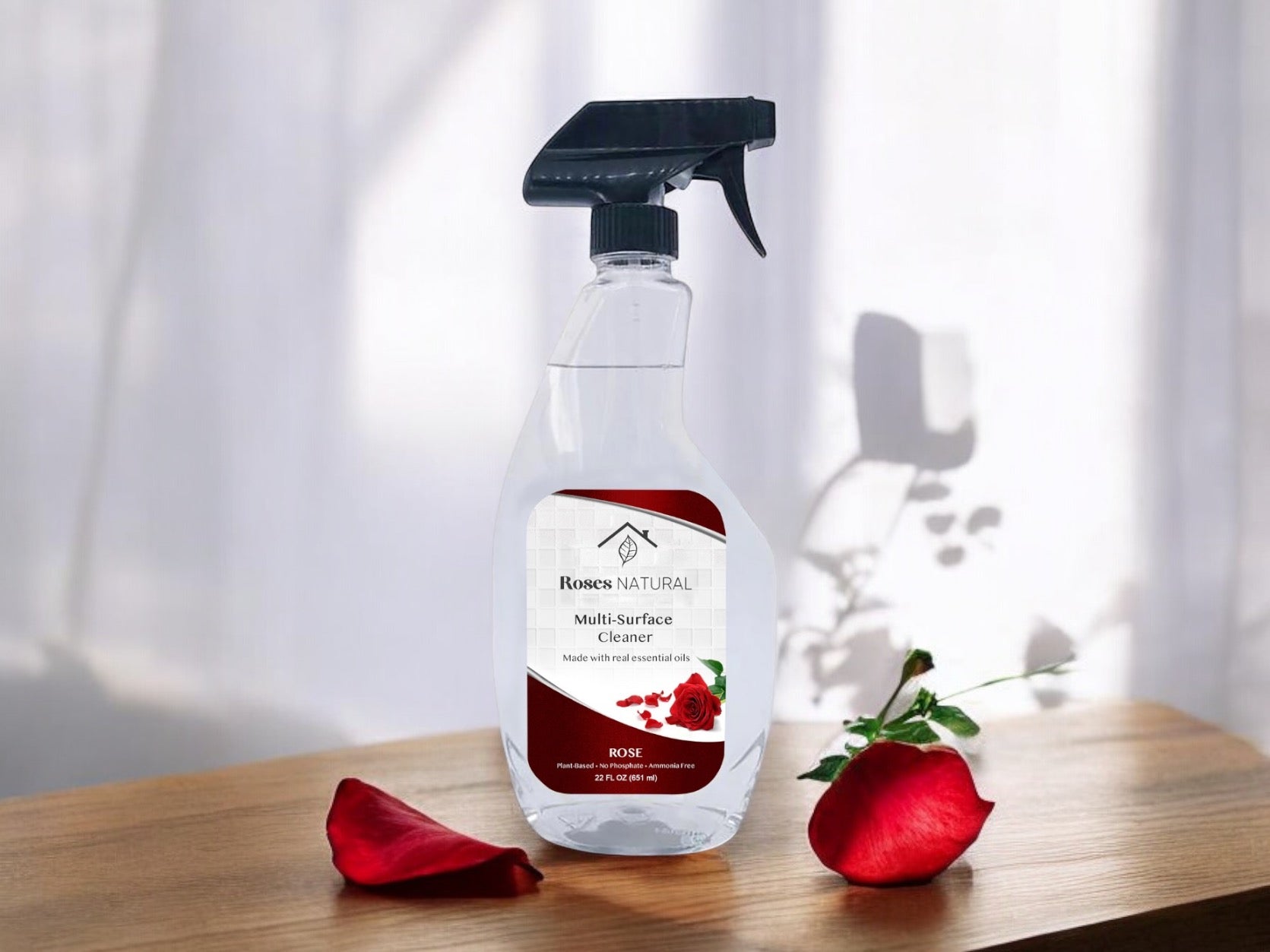 Natural Multi-Surface Cleaner - Rose – Roses Natural