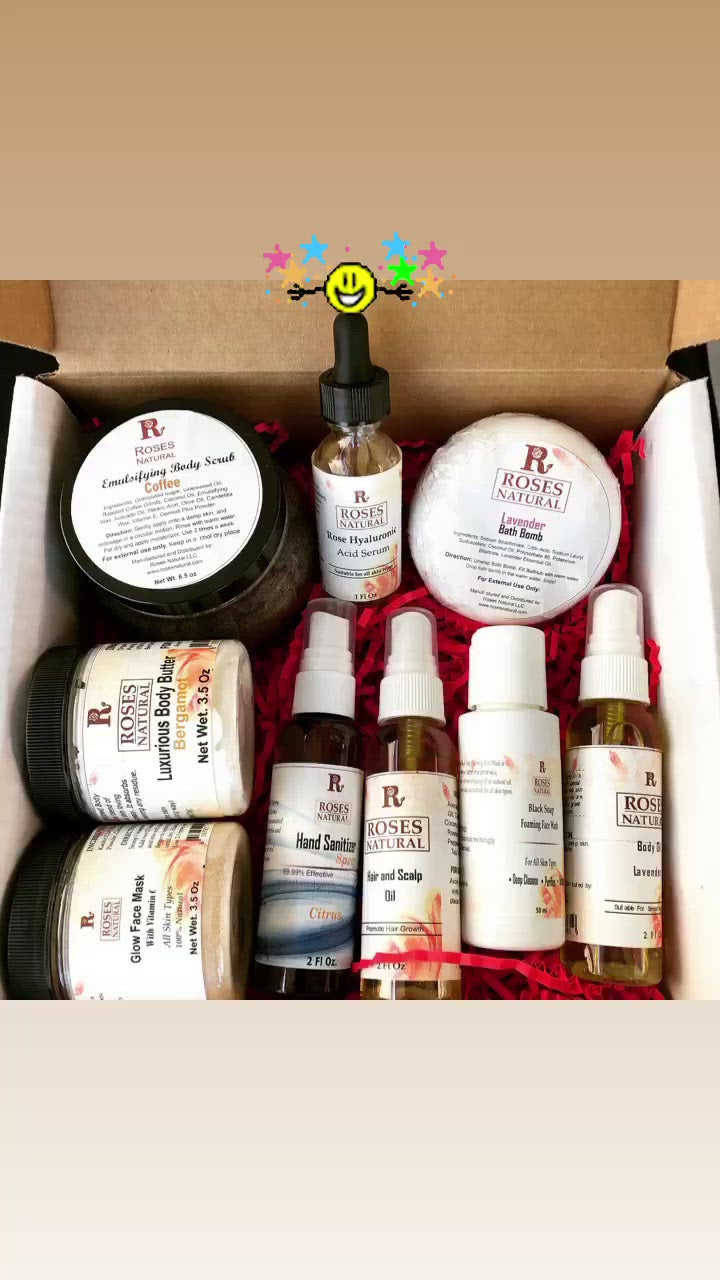 Self-Care Deluxe Box – Roses Natural